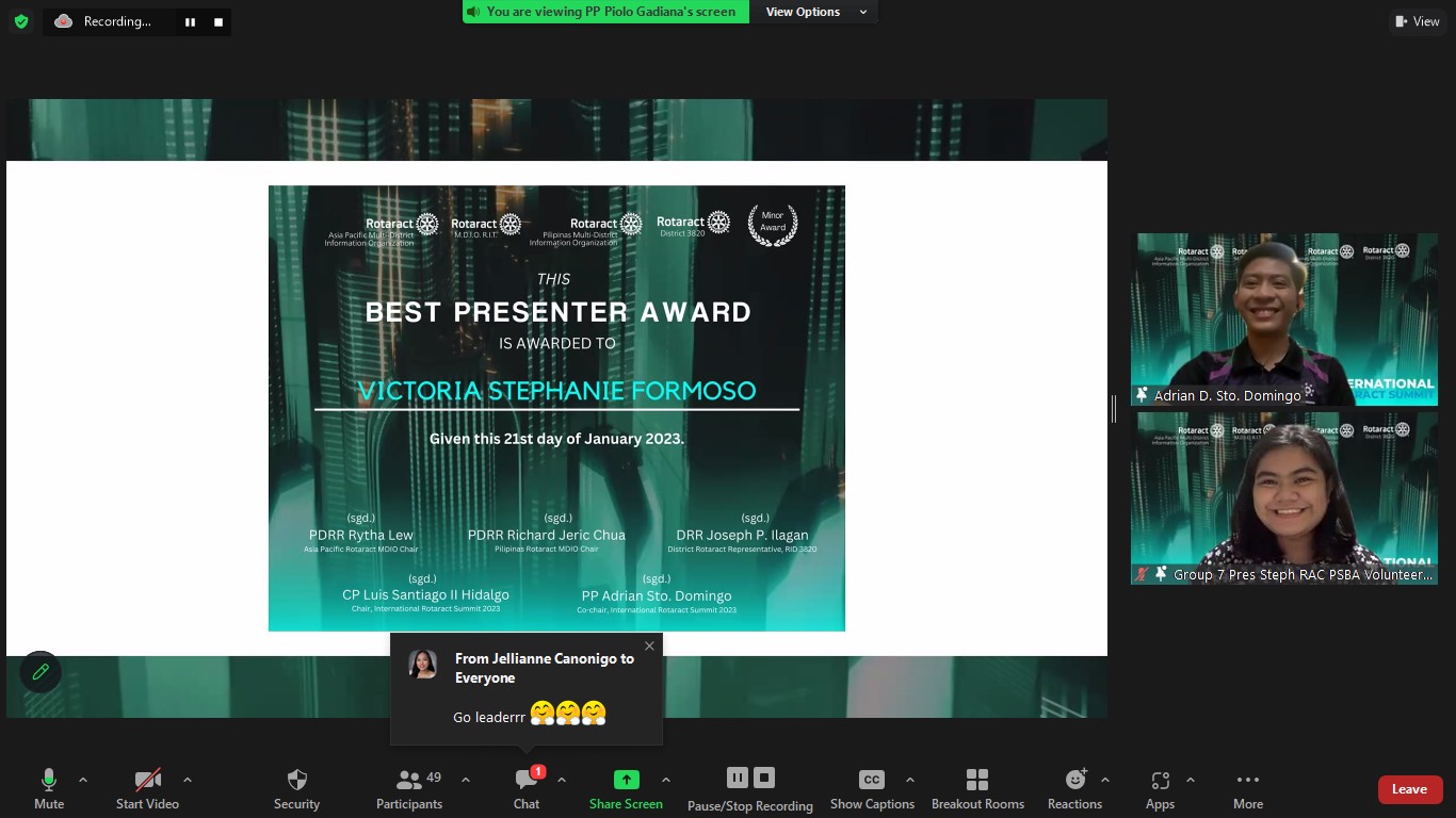 Water supply project scheme badged gold distinction during IRS’ project ...