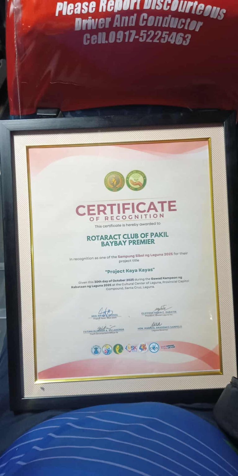 From Charter to Champion: Pakil Rotaract’s Rapid Ascent as Laguna’s ...